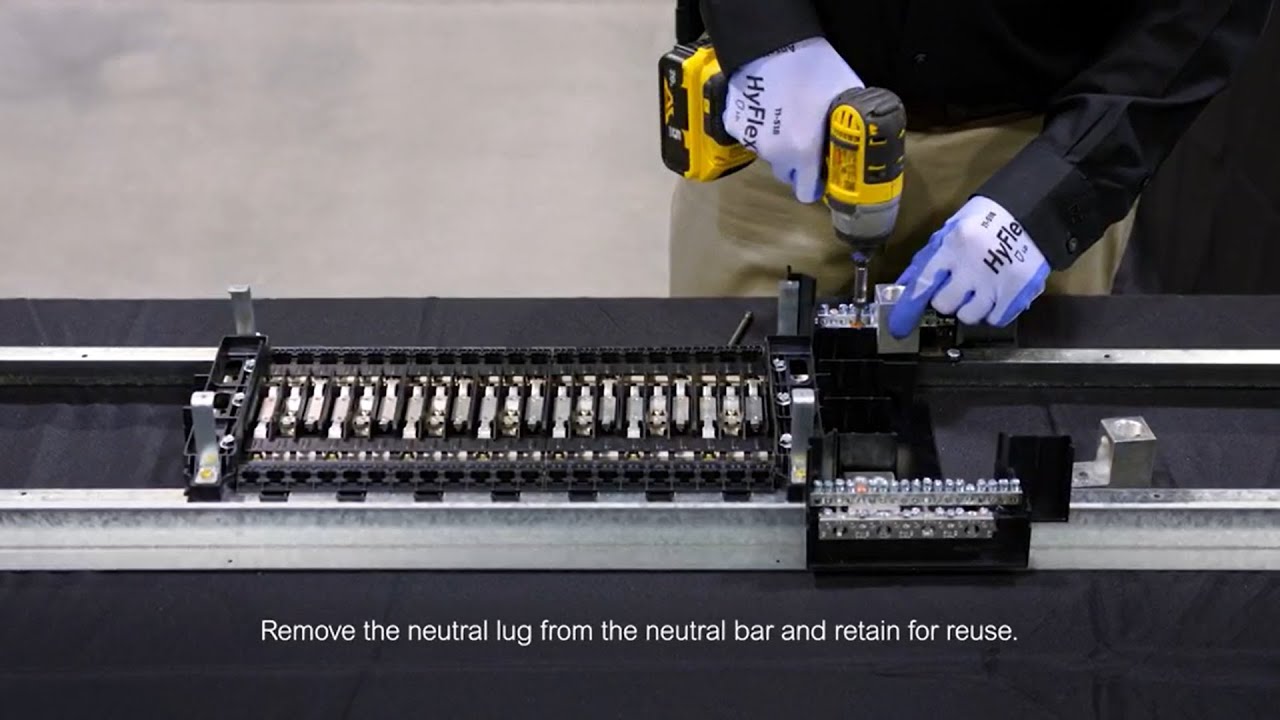 NQ Sub-feed Breaker Kits (3 of 3): L-Frame 600A (NQSFB6PPL) - YouTube