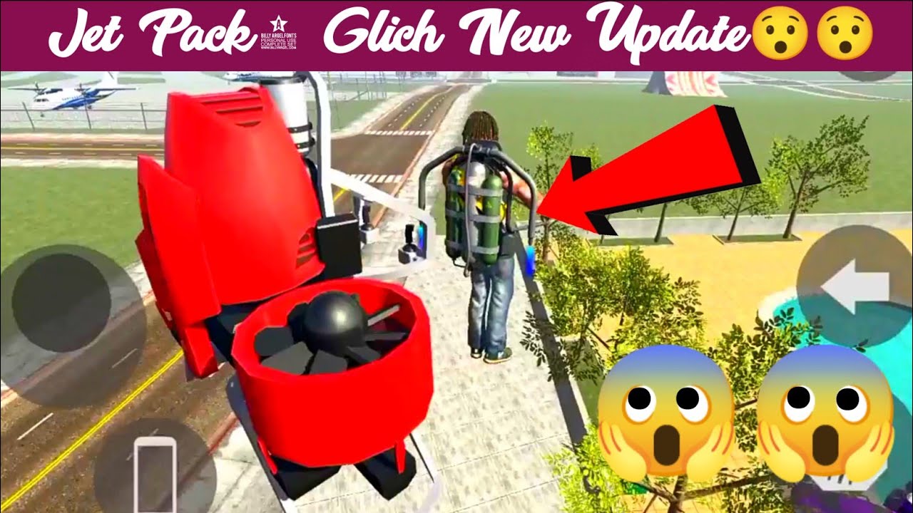 #indianbikedriving3dnewupdate Jet pack 2 Gliche New Update😯😯# ...