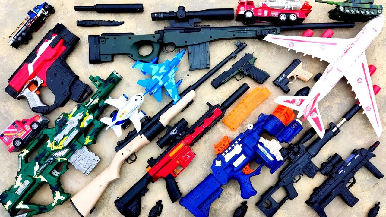 Mainan Tembak Tembakan Awm Sniper, Ruller Gun, Soft Bullet Blaster ...