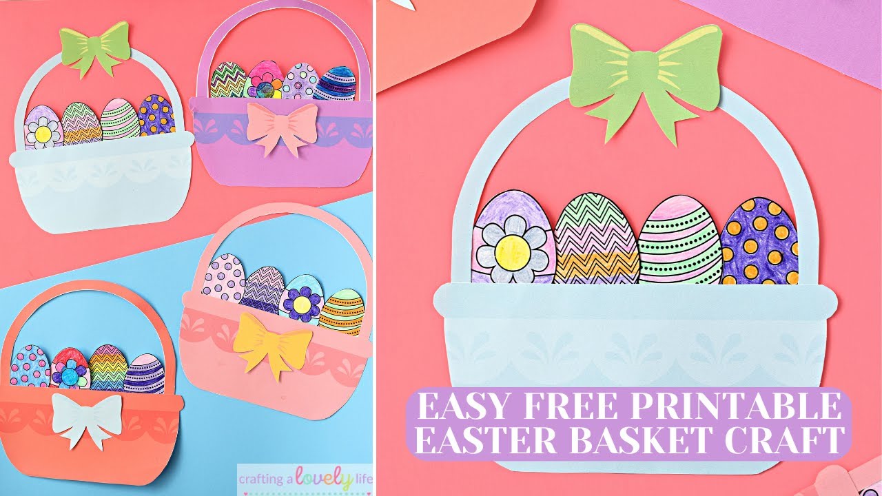 Printable Easter Basket Craft