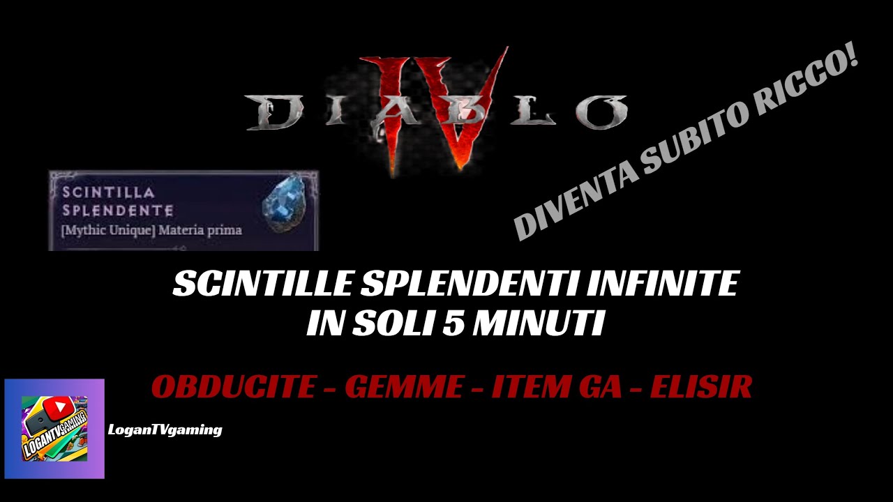 DIABLO 4 S8 ITA/ENG SCINTILLE SPLENDENTI INFINITE - EASY RESPLENDED ...