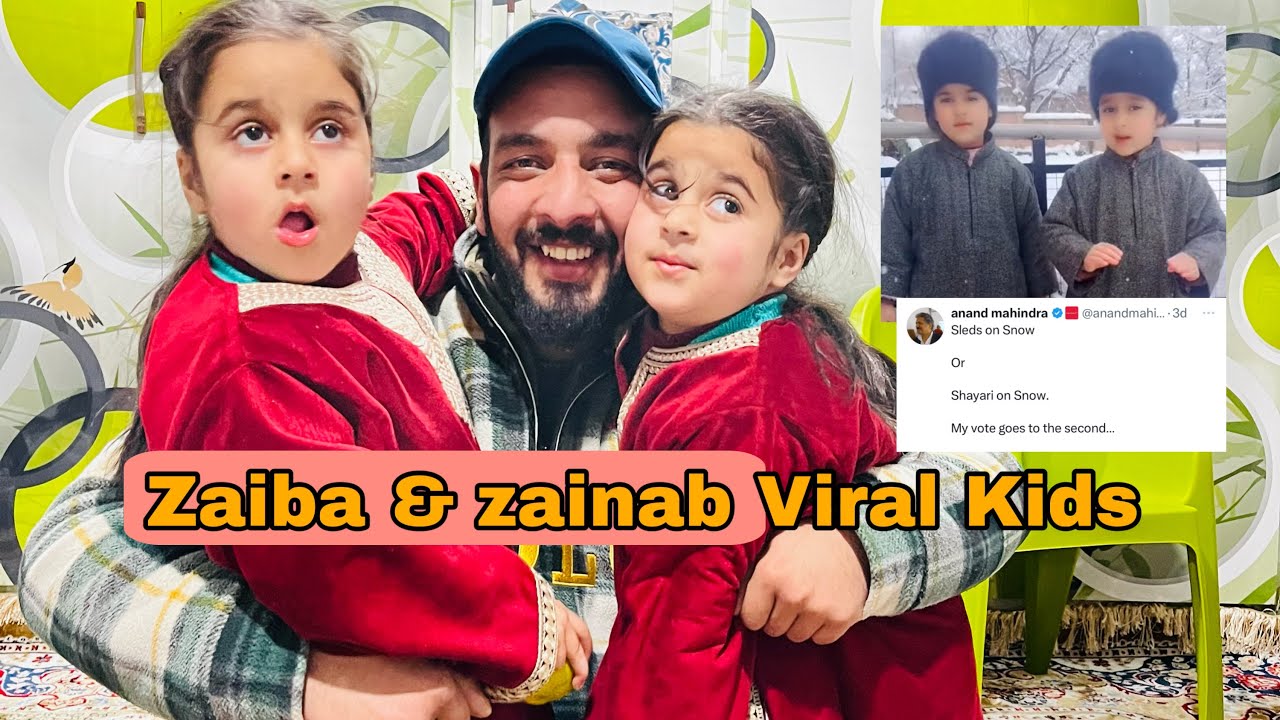 Zaiba & Zainab Viral Kids Of Kashmir | Wanitalks - YouTube