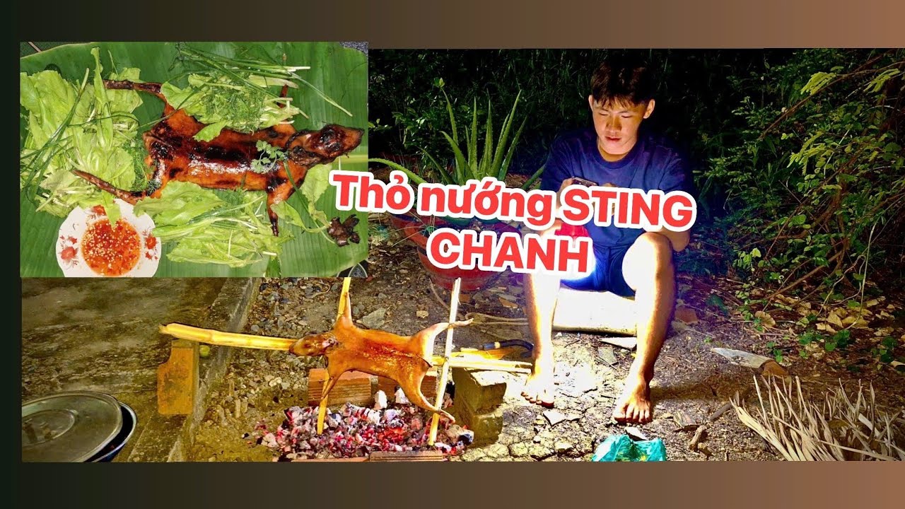 THƯỞNG THỨC THỎ NƯỚNG SA TẾ, STING CHANH CÙNG TEAM GÒ CÔNG VLOG - YouTube