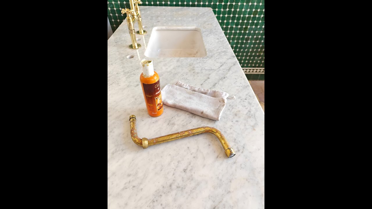How to Clean Brass Faucets - YouTube