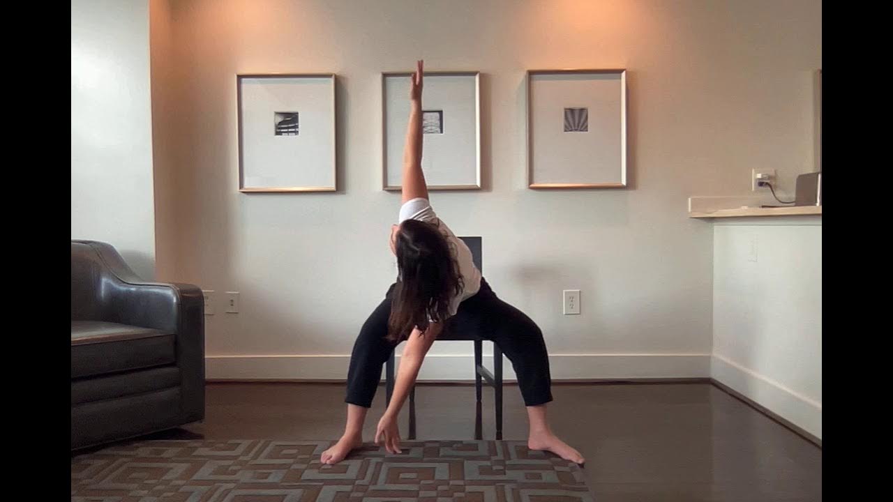 15-minute chair yoga - YouTube