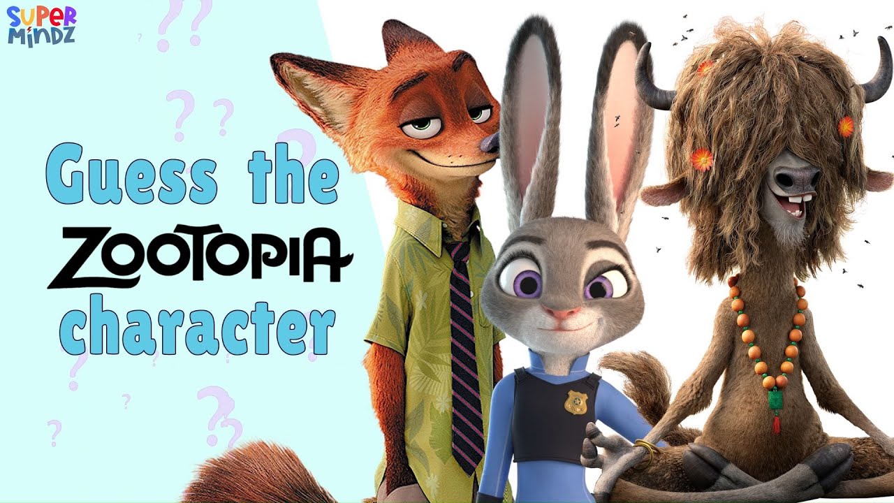 Can you guess these characters ? 🦊| ZOOTOPIA | Guess the character ...
