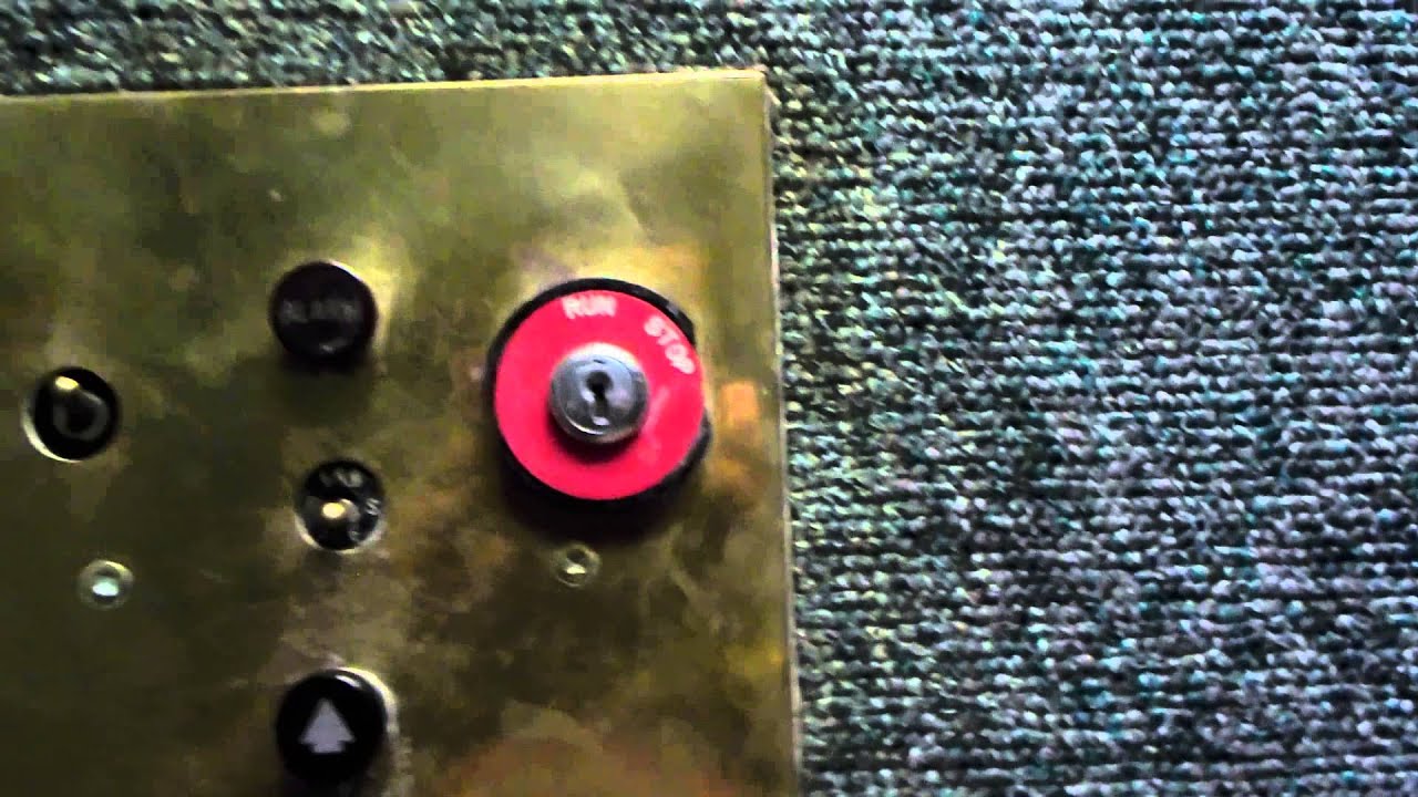 AMAZING Vintage 1956 Otis Black Button Traction Elevator at Citrus ...