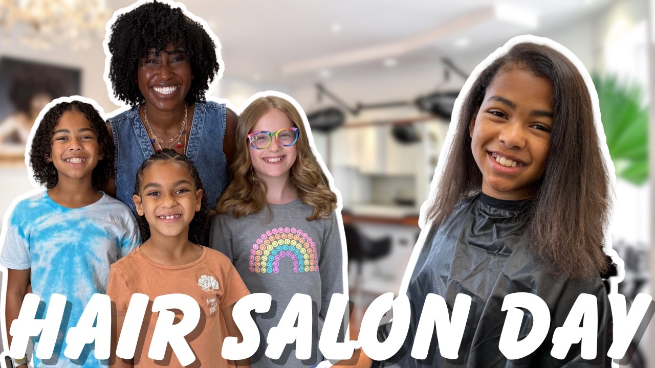 Girls' Day Out! | Mother-Daughter Salon Day Vlog - YouTube