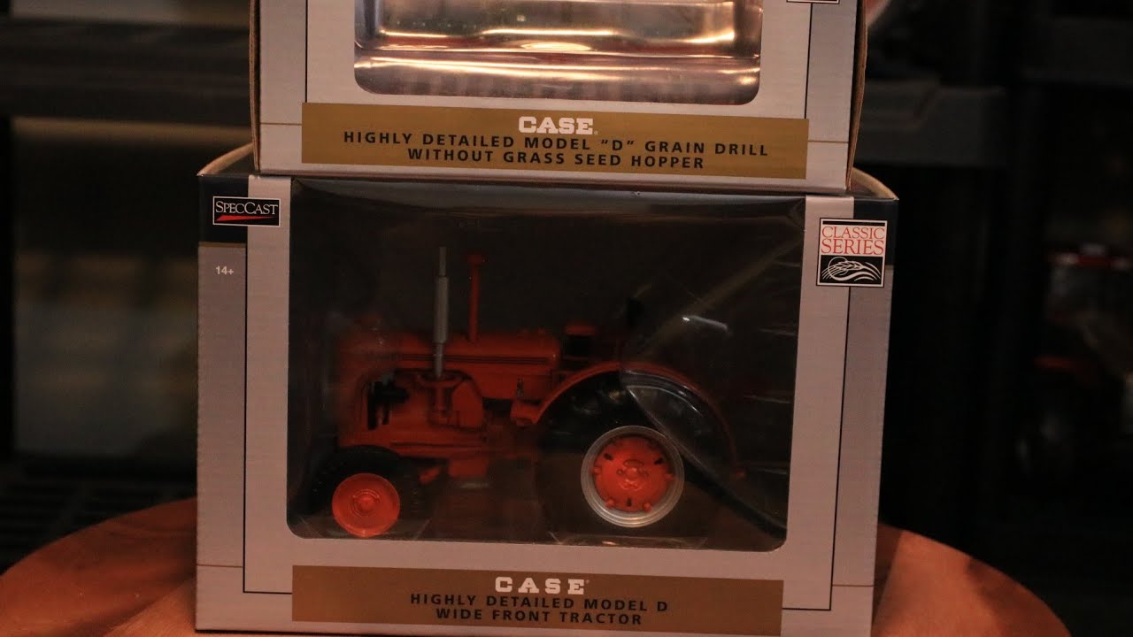 A SpecCast duo - 1/16 Case Model D tractor & Grain Drill! - YouTube