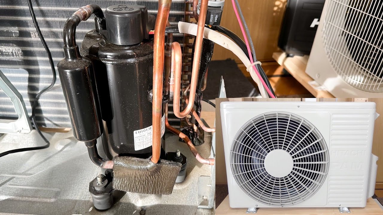 HITACHI Mini-Split Air Conditioner Outdoor Unit RAC-S25X Inverter ...