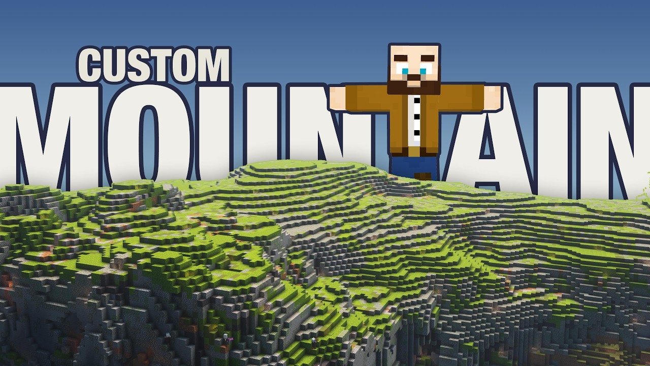 ⛰️ Building a Realistic Mountain to Cover My Megabase! | Ignitor SMP ...