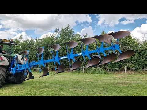 2009 Lemken Europal 8 6+1 N90 7 Furrow Plough 22047 - YouTube