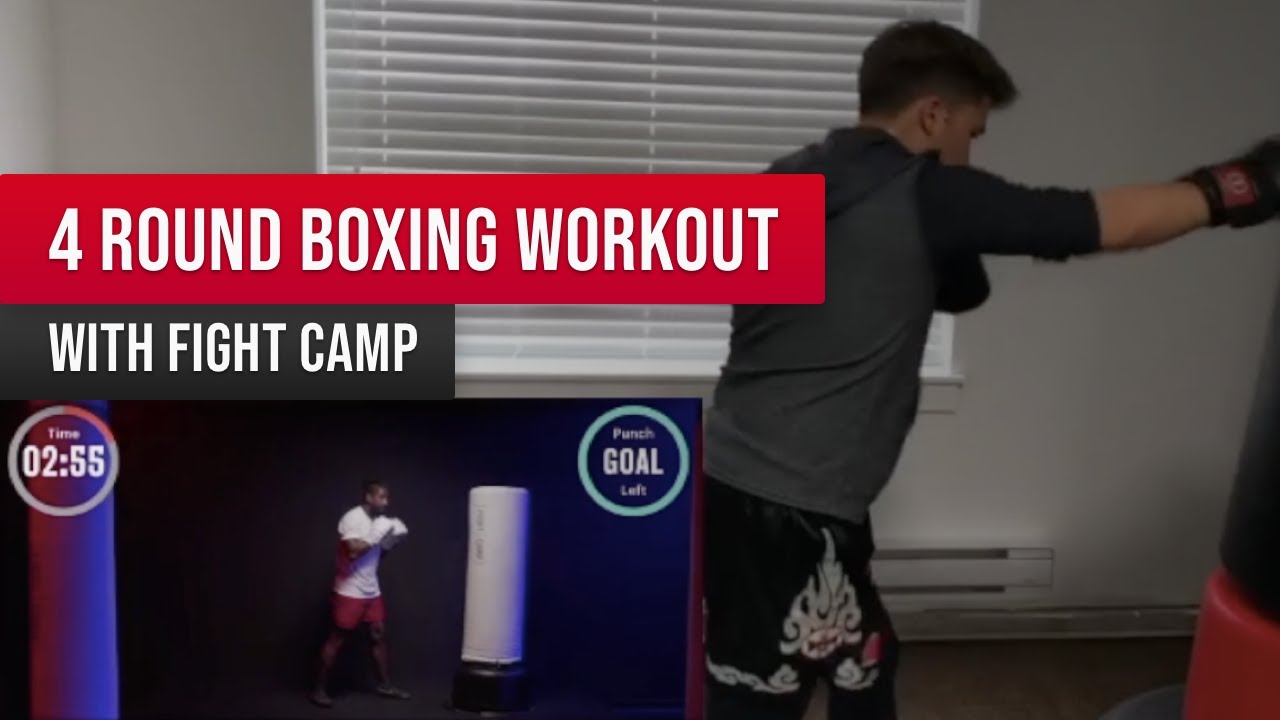20 Min 4 Round Boxing Workout At-Home | Fight Camp - YouTube