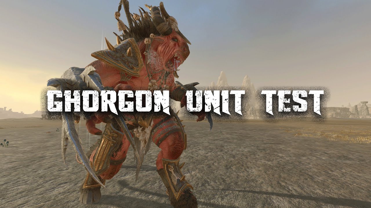 GHORGON UNIT TEST - Total War Warhammer 2 - YouTube