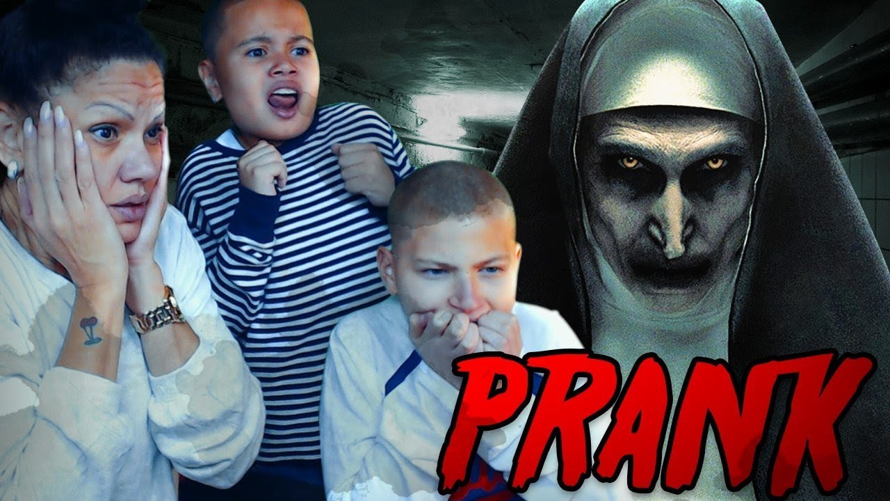 THE NUN *SCARE* PRANK ON MY FAMILY!!! (SCARIEST PRANK EVER ...