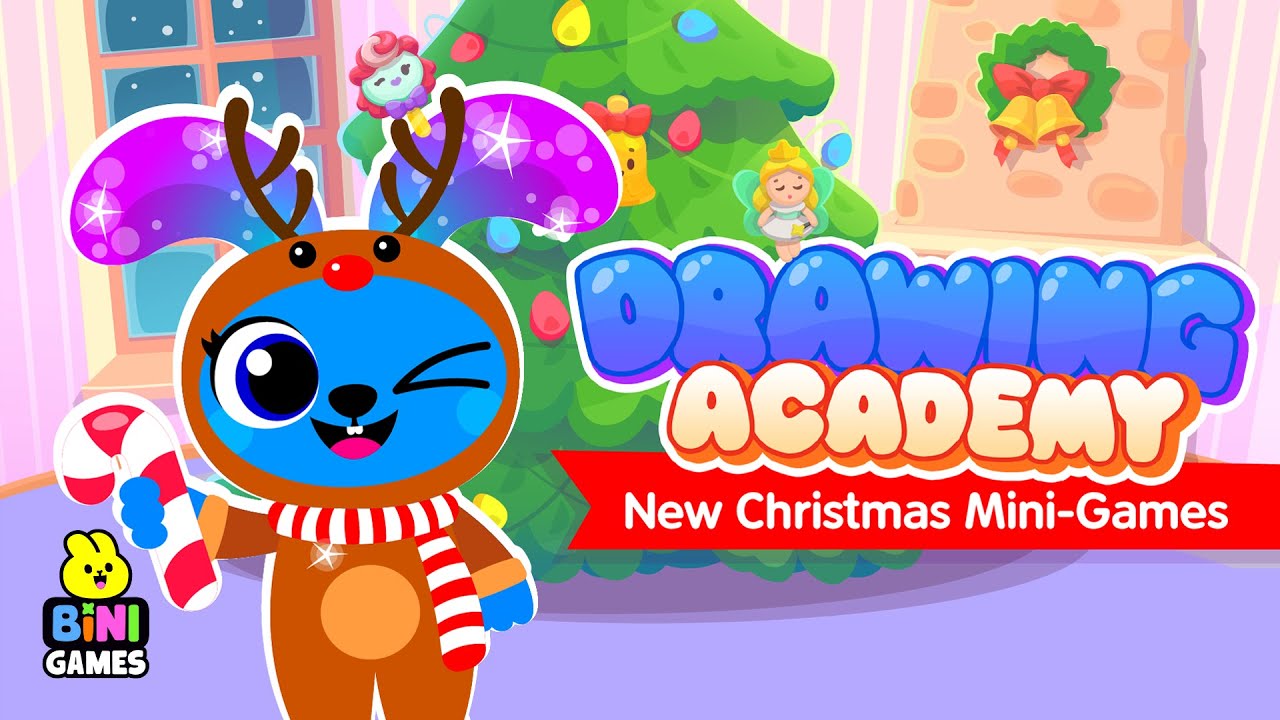 Drawing Academy | Meet New Christmas Mini-Games | Fun Drawing Games For ...