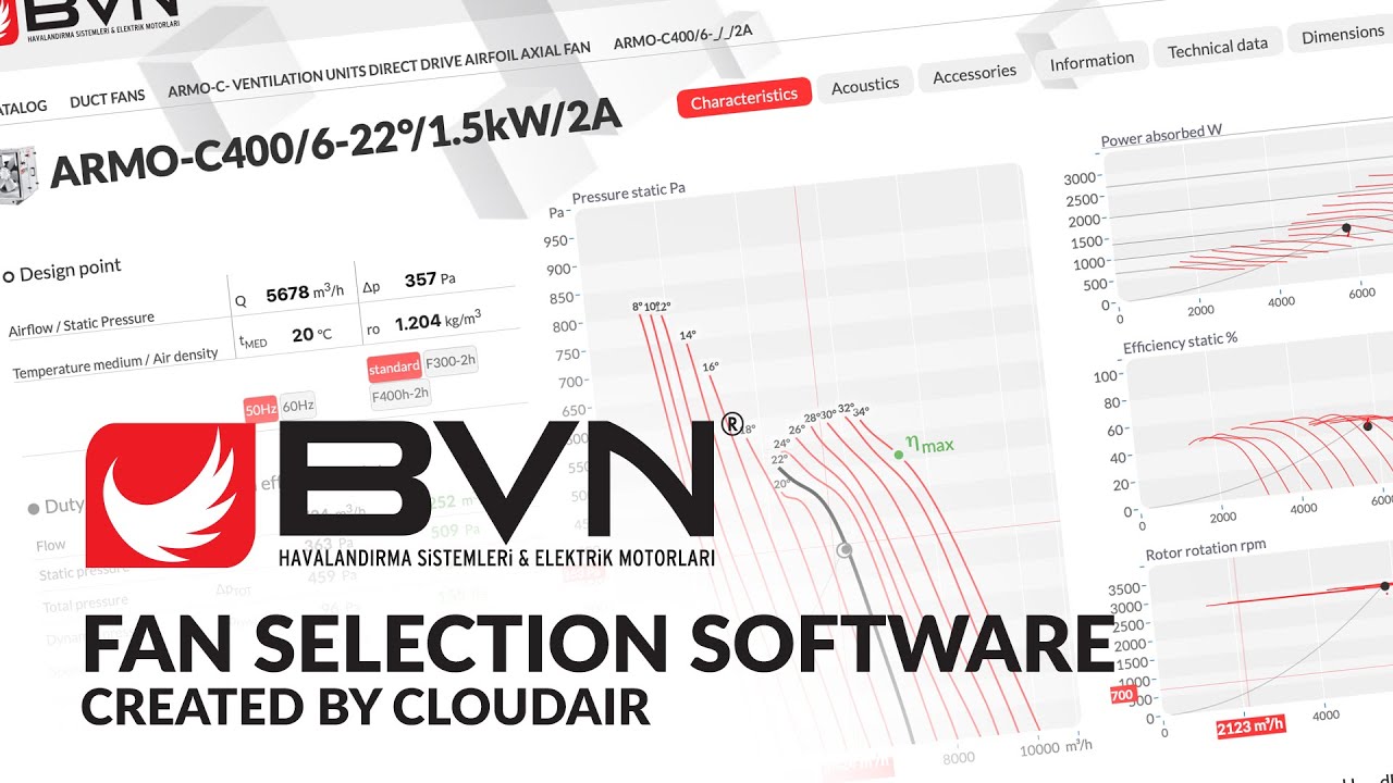 Fan Selection Software for BVN created by CloudAir - YouTube