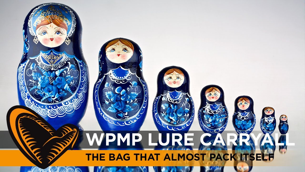 WPMP Lure carryall - The bag that almost packs itself! - YouTube