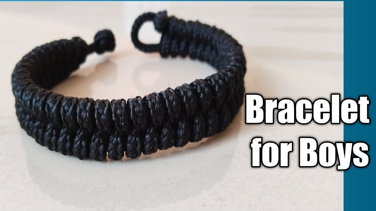 DIY Bracelet for Boys//Handmade Bracelet//Bracelet Tutorial - YouTube