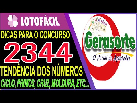 Dicas para Lotofacil 2344   Analise, Tendências e Estudos com Ferramentas Avançadas