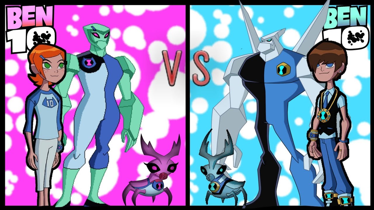 Gwen 10 aliens VS ben 23 aliens - YouTube