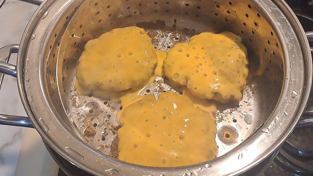 Connecticut Steamed Cheeseburger | Healthier Cooking Method to Frying ...