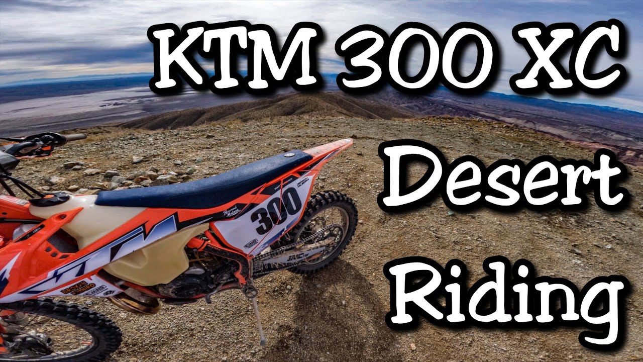 KTM 300 XC Desert Riding - YouTube