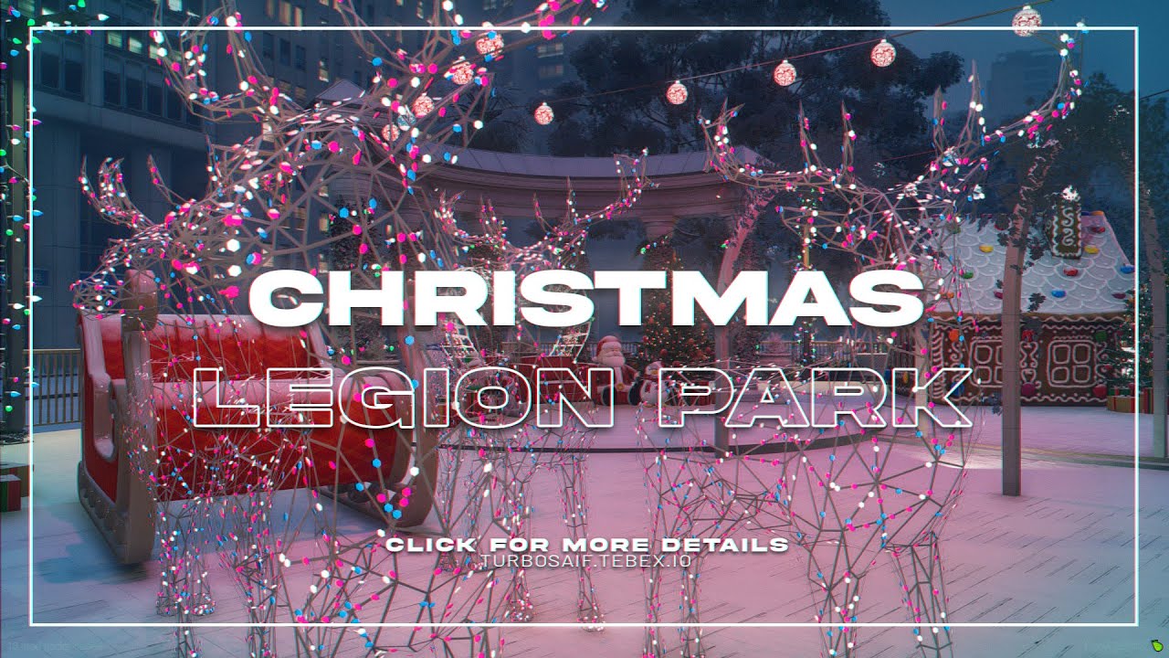 [MAP] Christmas Legion Park FiveM GTA 5 RP Exterior - YouTube