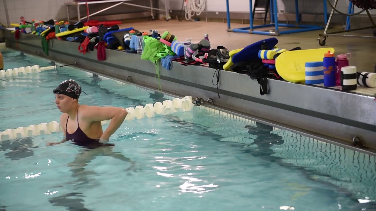 Ken Welch is in the Pool with McMaster Swim! - YouTube