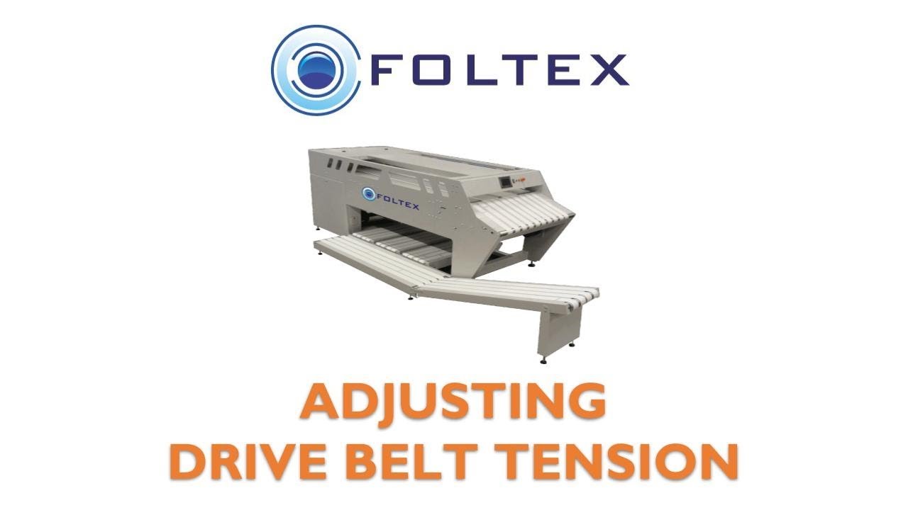 FlexFold: Adjusting drive belt tension - YouTube