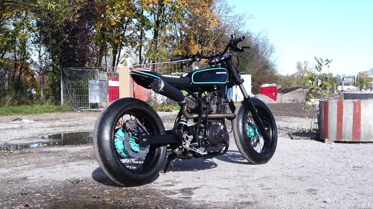Suzuki DR650 Cafe Racer / Tracker - Diamond Atelier - YouTube