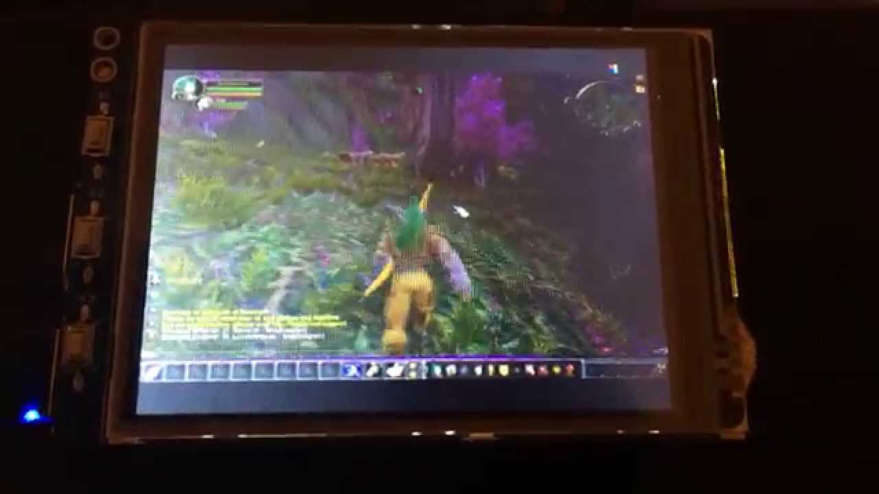 World of Warcraft on Raspberry Pi 2 with LCD shield. - YouTube