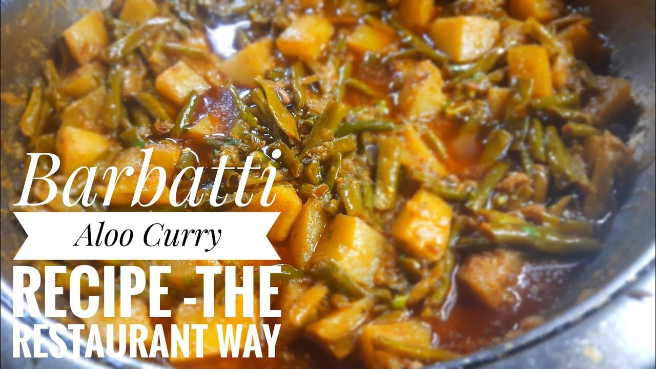 How to make Barbati Aloo ki Sabzi recipe/Authentic Punjabi Dhaba style ...