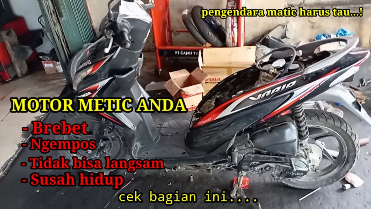 Motor injeksi brebet, tidak Langsam, ngempos ini salah satu penyebabnya ...