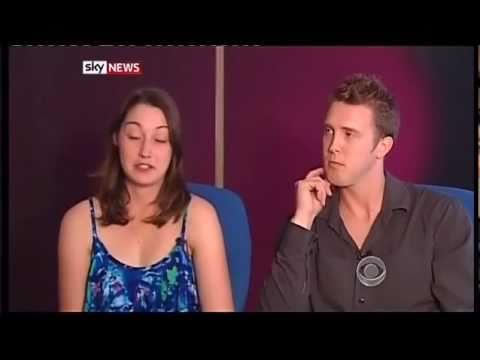 Australian Scott Jones & Canadian Alexandra Thomas -- Kissing during ...