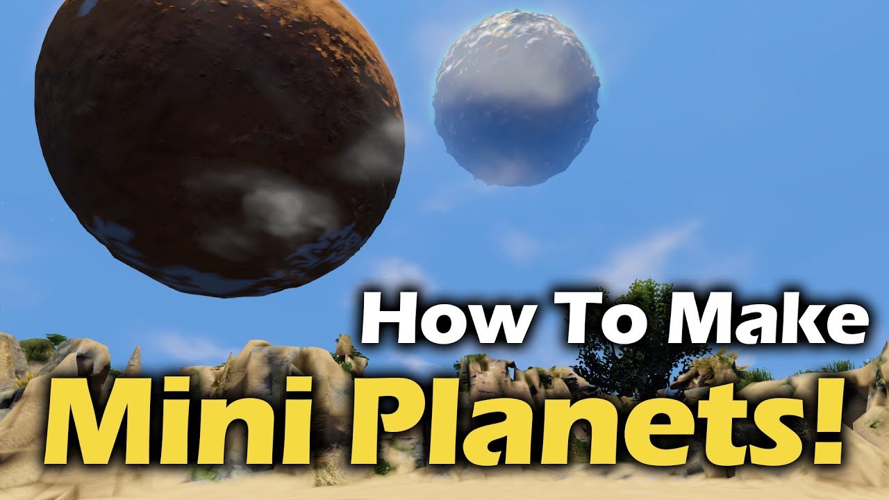 How To Make Mini Planets Using SE Toolbox | Space Engineers Tutorial ...