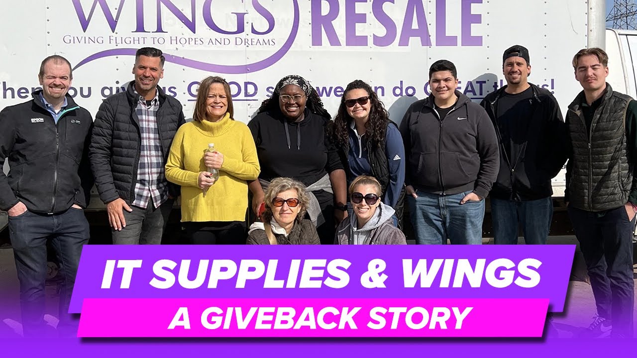 WINGS Program and IT Supplies - A Give Back Story - YouTube