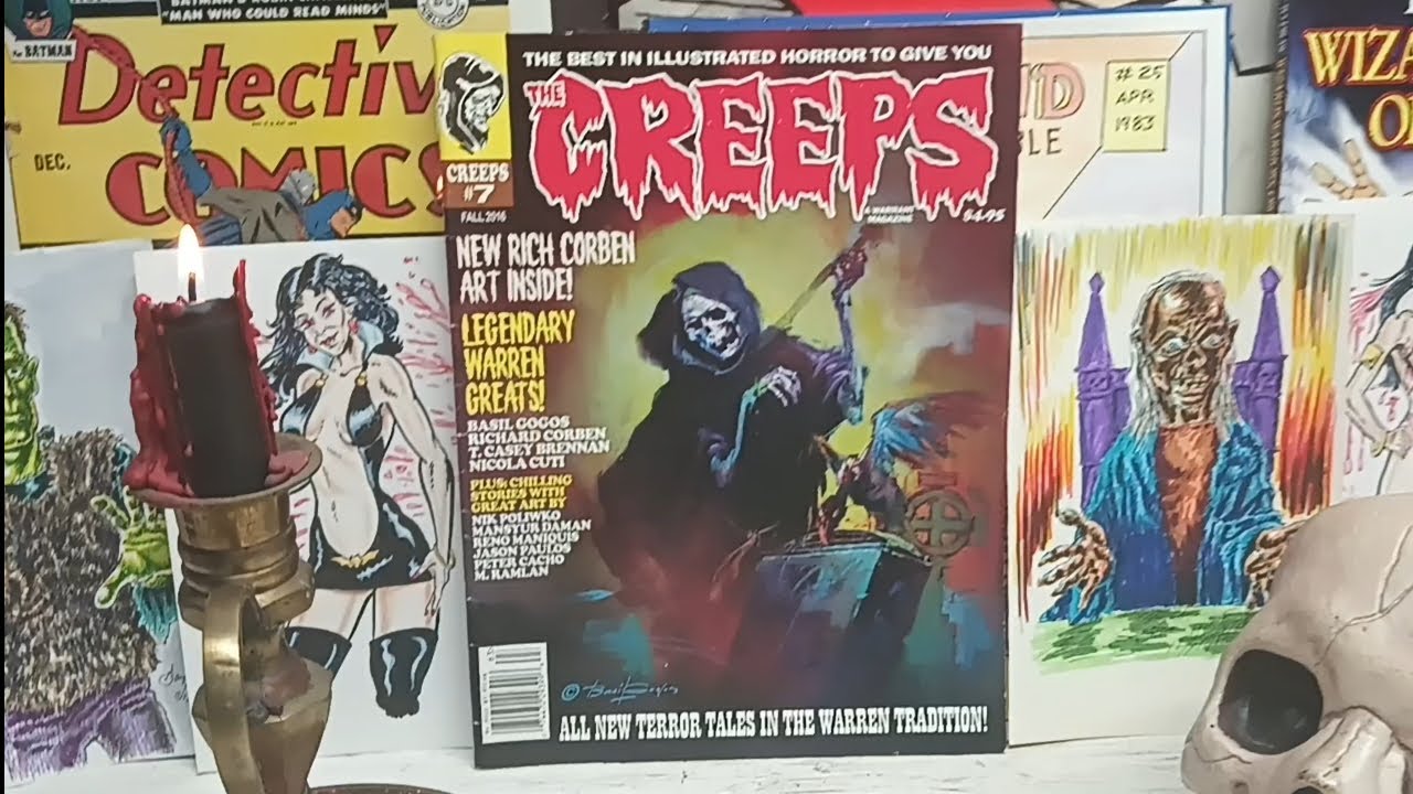 EP 1135 The Creeps Magazine #7, 2016 From Warrant Publishing. Basil ...