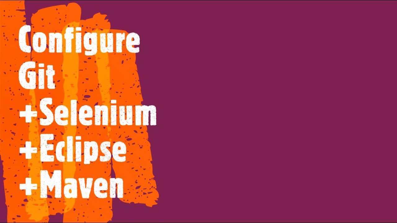 Configure Git From Git Bash Configure Selenium Maven Project To Git 4106