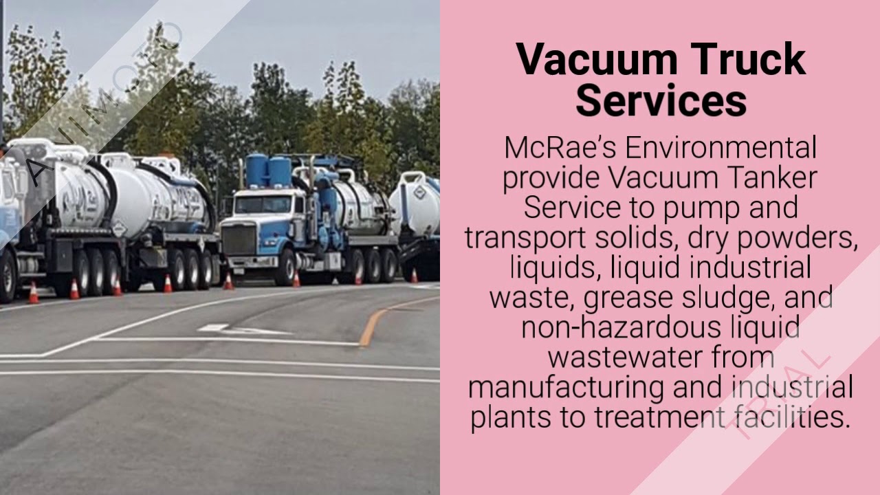 Vacuum Truck Services Richmond – McRae’s Environmental Services Ltd ...
