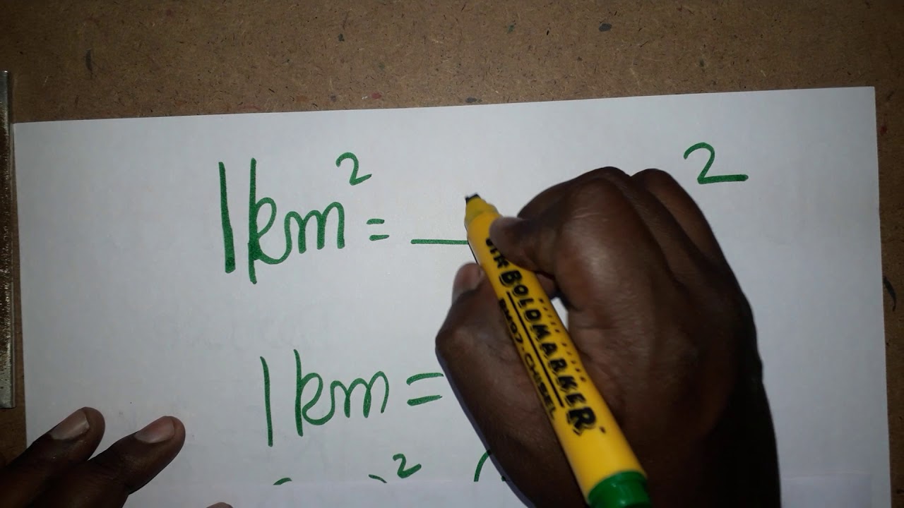 Km2 To M2 YouTube