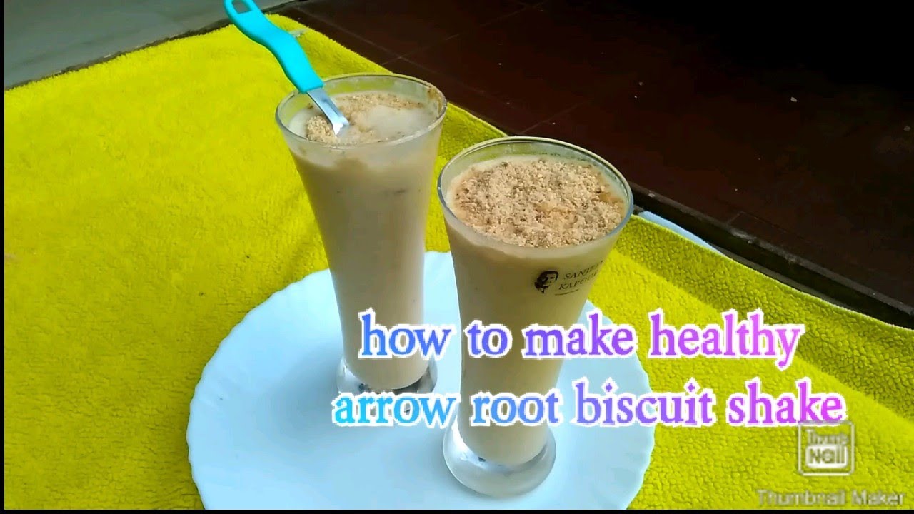 How to make healthy arrow root biscuit Shake | RM creations - YouTube