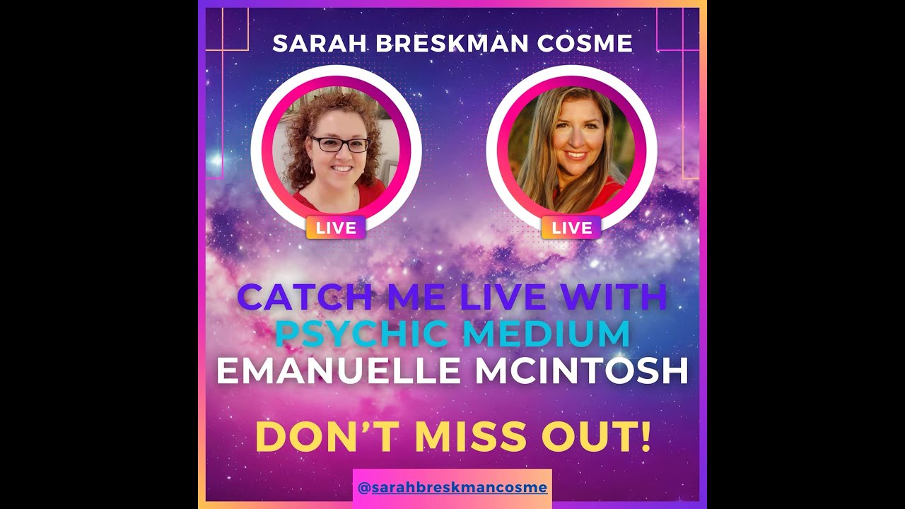 Live with Psychic Medium Emanuelle McIntosh! - YouTube