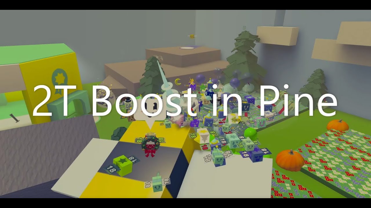 2T Boost in Pine tree (solo pop) - YouTube