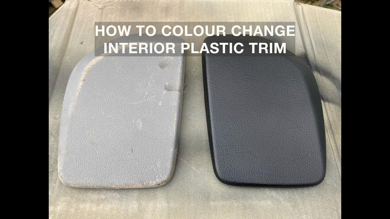 Interior Plastic Trim Colour Change on VW Caddy Van Build - YouTube