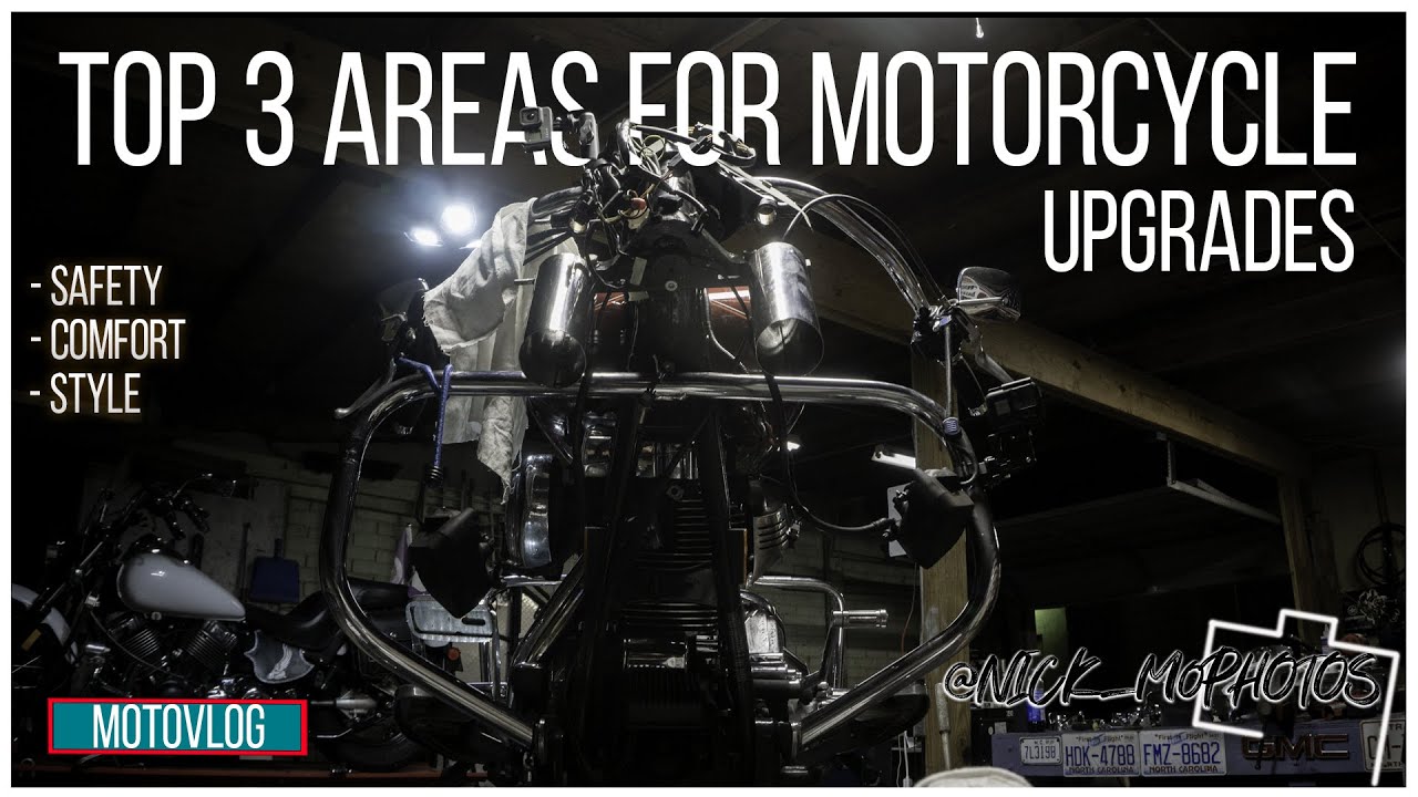 Top 3 areas for motorcycle upgrades - YouTube