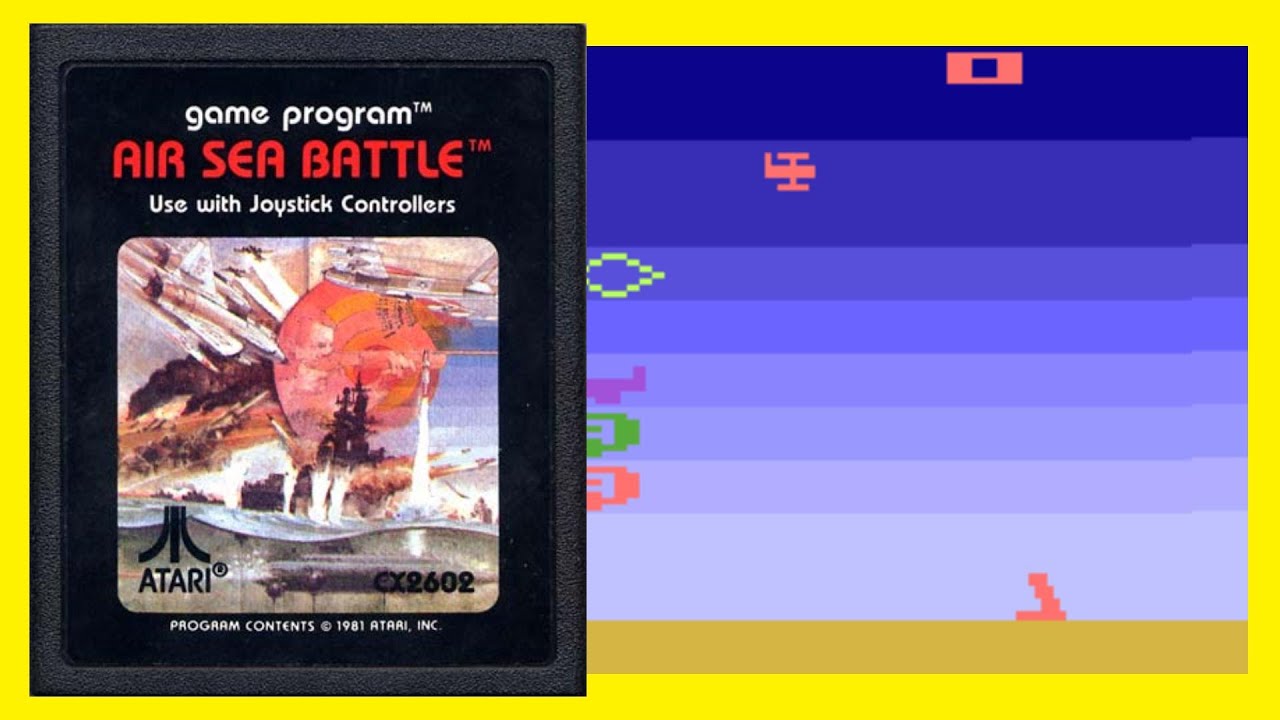 Air-Sea Battle (Atari 2600) #03 test game - YouTube