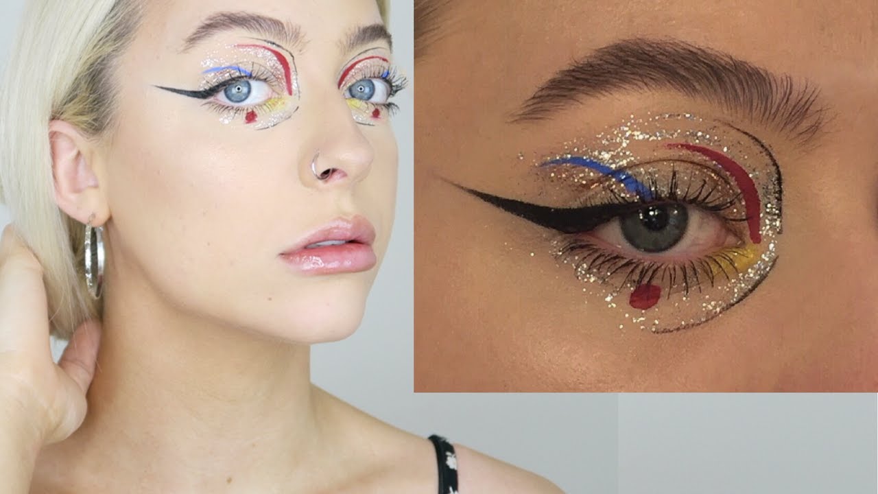 PRIMARY COLORS MAKEUP (part 1) editorial makeup tutorial - YouTube