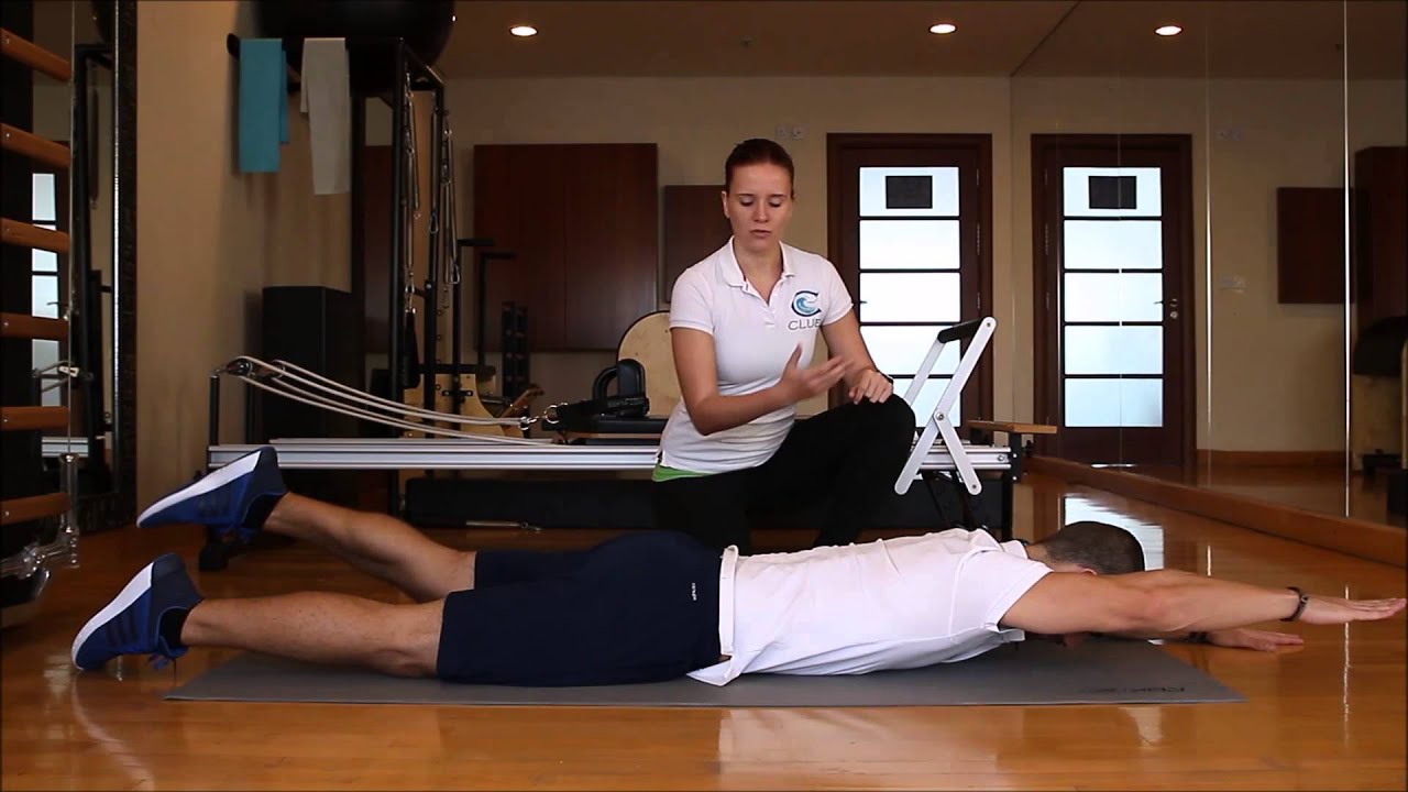 Strengthen Lower Back Muscles - Superman - YouTube