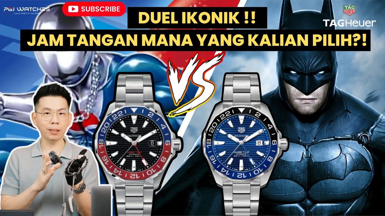 Tag Heuer Pepsi vs Batman: Siapakah Pemenangnya? - YouTube